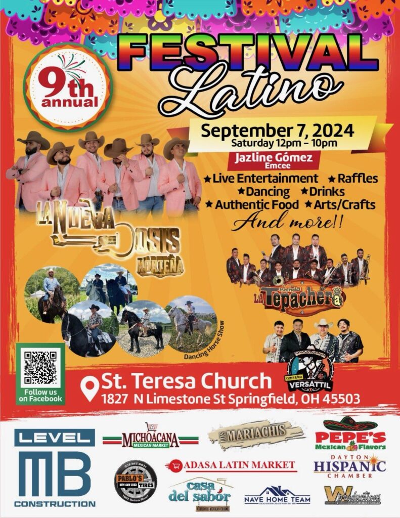 Hispanic Latino Festival - Springfield, Ohio 2024 - LatinoDayton.org