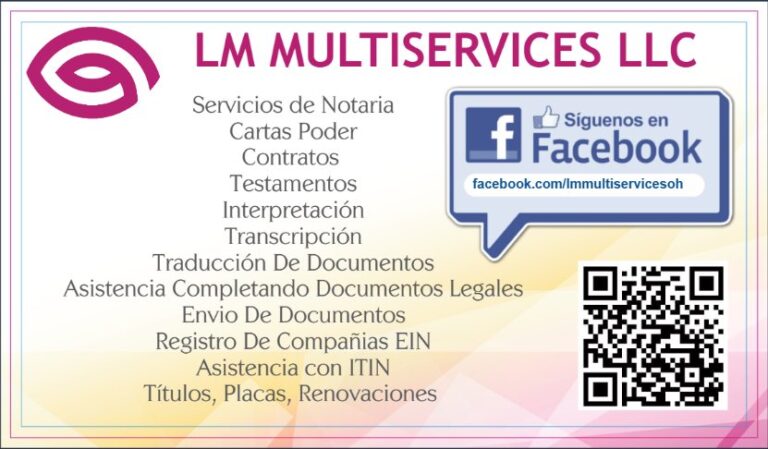 LM MULTISERVICES LLC en Dayton, Ohio - LatinoDayton.org